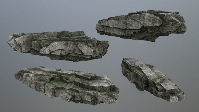 Rocks 3D Model in Landscapes 3DExport