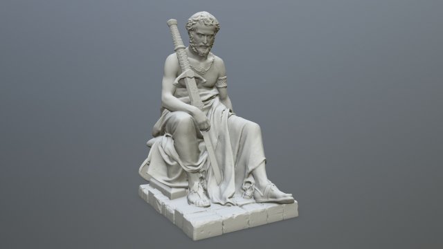 Man Statue 3D Print Model in Man 3DExport