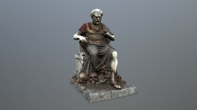 Man Statue 3D Model in Decoration 3DExport
