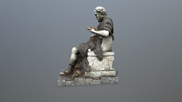 Man Statue 3D Model in Decoration 3DExport