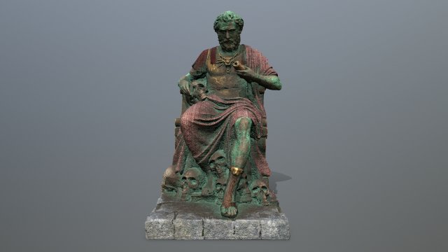 Man Statue 3D Model in Decoration 3DExport