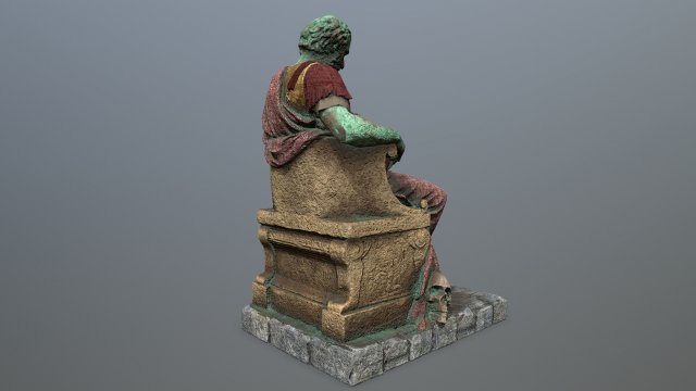 Man Statue 3D Model in Decoration 3DExport