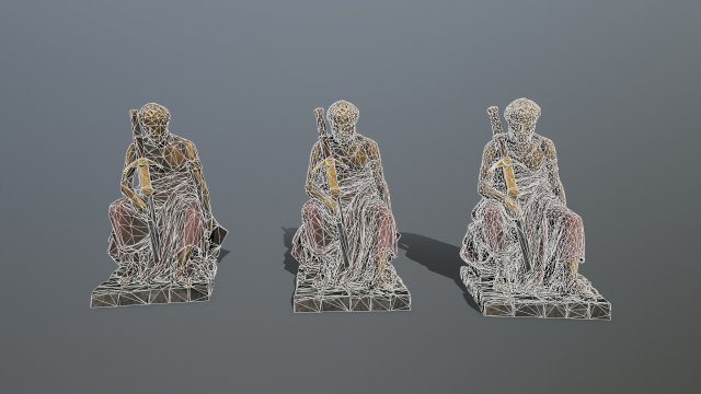 Statue 4 3D Model in Decoration 3DExport