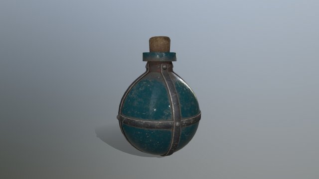 Potion bottle 3D Model in Other 3DExport