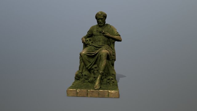 Man Statue 3D Model in Decoration 3DExport