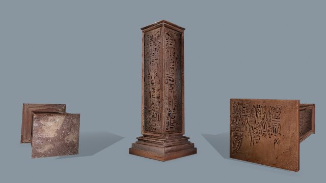 Monolith 3D Model in Decoration 3DExport