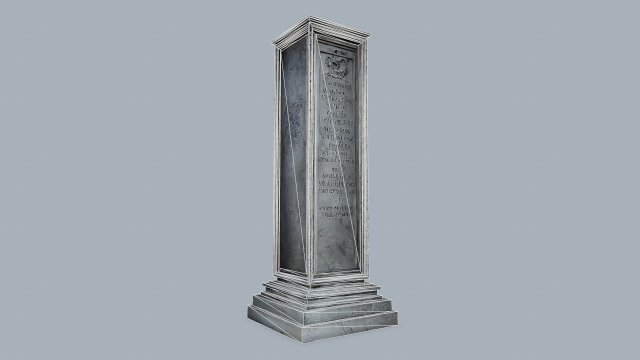 Monolith 3D Model in Decoration 3DExport