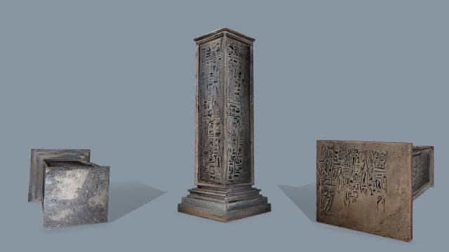 Monolith 3D Model in Decoration 3DExport