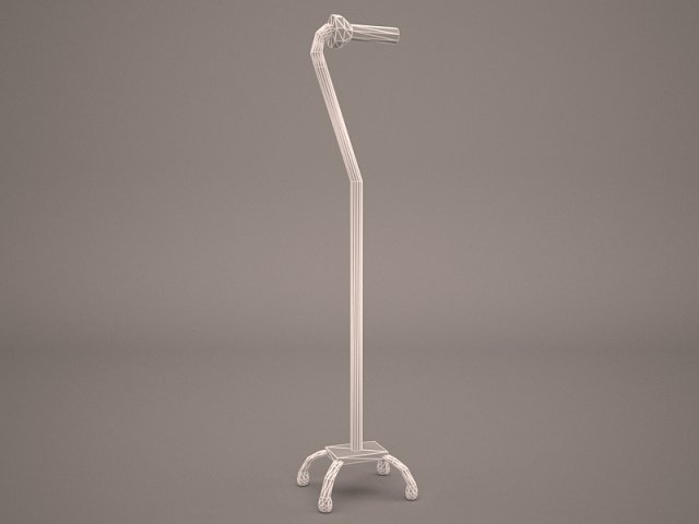 walking cane 3D Model in Medical Equipment 3DExport