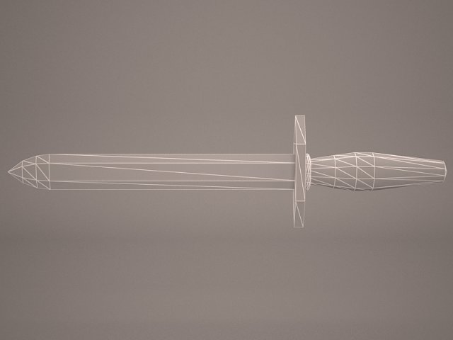 dagger 3D Model in Combat 3DExport