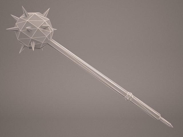 mace 2 3D Model in Combat 3DExport
