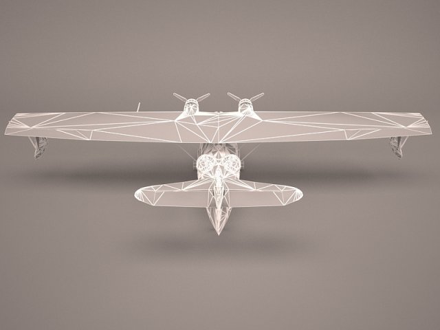 consolidated pby 5 catalina poser vue 3D Model in Fighter 3DExport