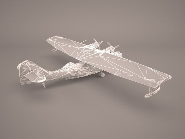 consolidated pby 5 catalina poser vue 3D Model in Fighter 3DExport