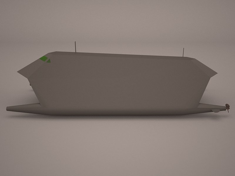 HSV-2 Swift Hybrid Catamaran 3D Model in Battleship 3DExport