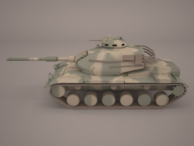 3d m60a3 patton 3D Model in Tank 3DExport