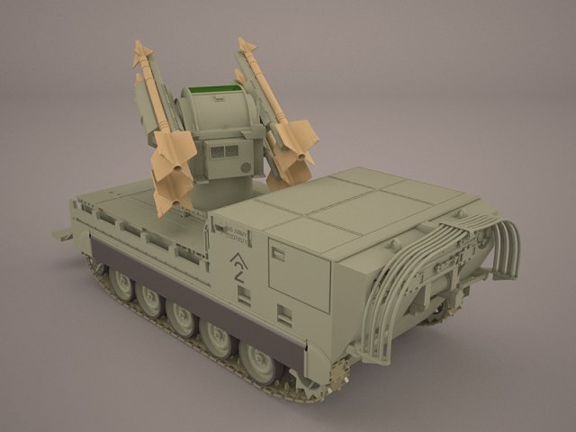 us multiple rocket launcher m270 mlrs camo 3D Model in Artillery 3DExport
