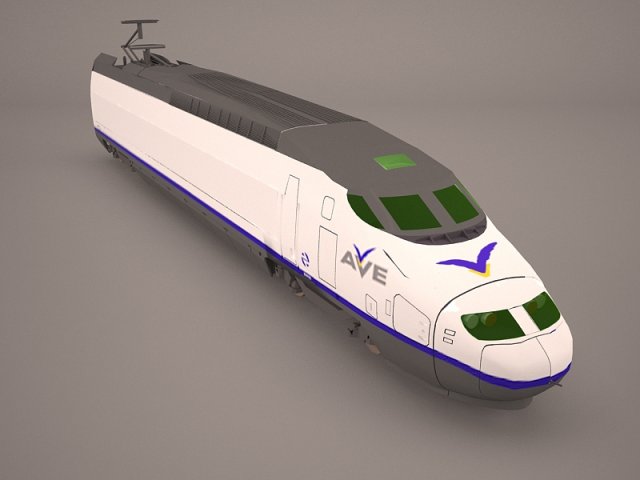 eurostar e320 3D Model in Train 3DExport