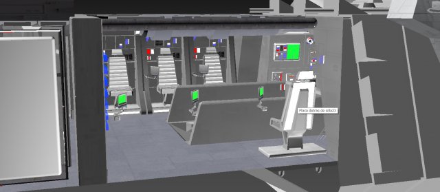 shuttle cockpit lambda t4a class star wars 3D Model in Other 3DExport