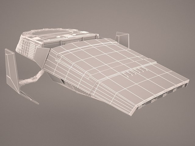 shuttle cockpit lambda t4a class star wars Modèle 3D in Autre 3DExport