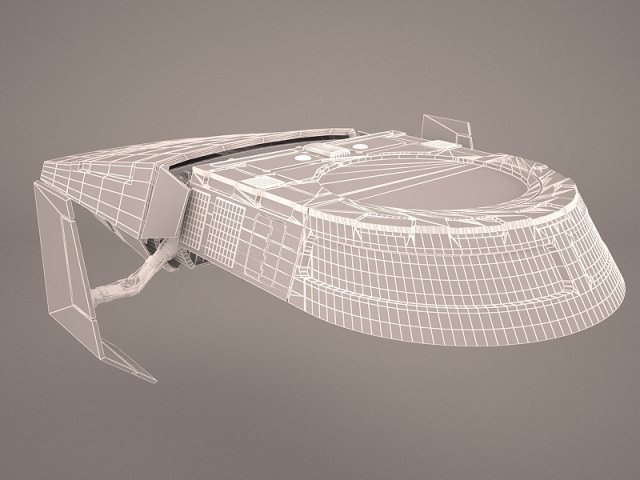 shuttle cockpit lambda t4a class star wars Modèle 3D in Autre 3DExport