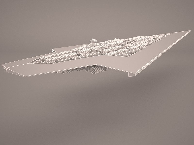 Super Star Destroyer Executor 3D Model in Other 3DExport