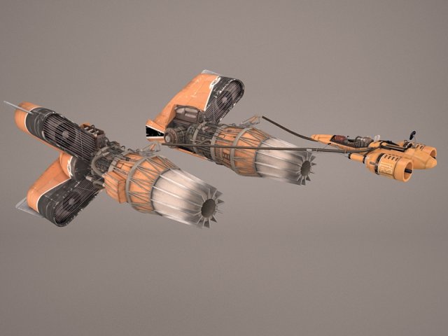 pod racer star wars 3D Model in Other 3DExport