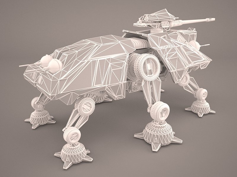 At-Te Star Wars 3D Model in Other 3DExport