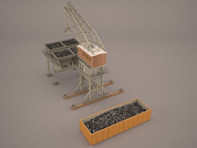 coal changer 3D Model in Machines 3DExport