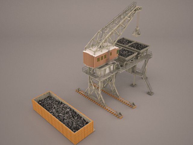 coal changer 3D Model in Machines 3DExport