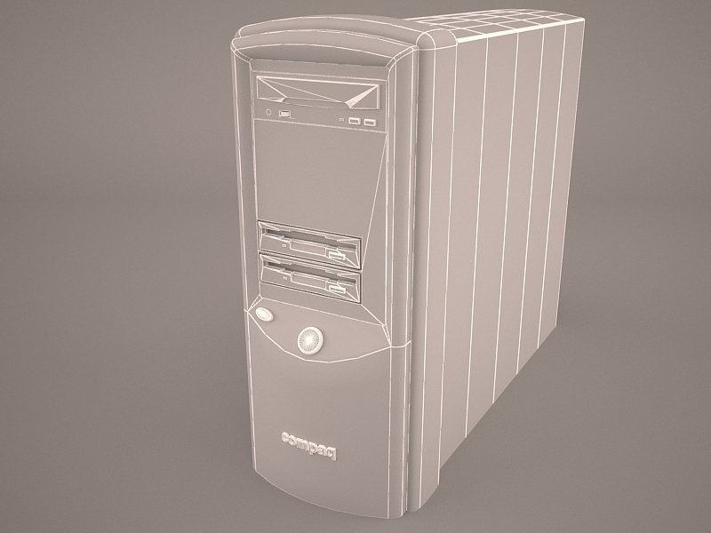 old pc compaq deskpro 2 3D Models in Computer 3DExport