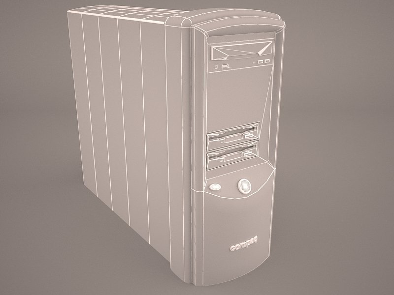 old pc compaq deskpro 2 3D Models in Computer 3DExport