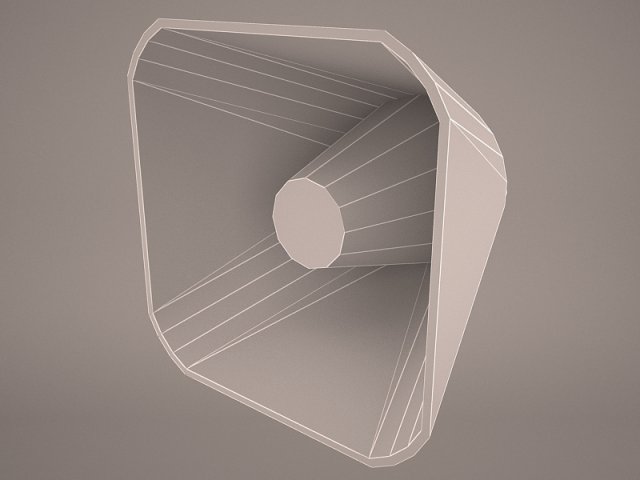 horn system 3D Model in Audio 3DExport