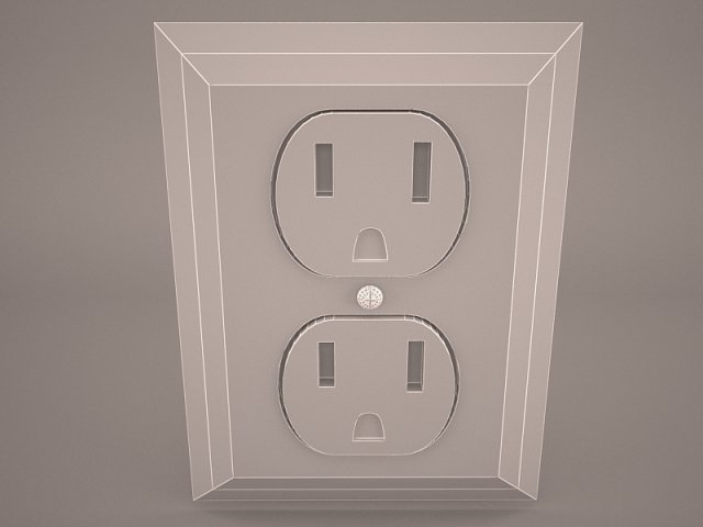 gfci electrical receptacle 3D Model in Other 3DExport