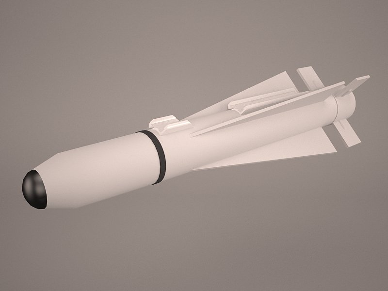 Aircraft Missile AGM-65B Maverick 3D Model in Rocket Launchers 3DExport
