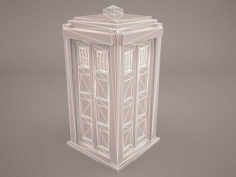 tardis 3D Models in Other 3DExport