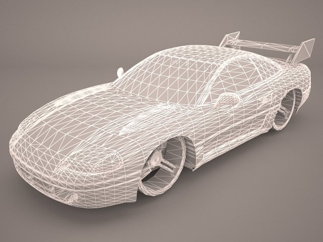 mitsubishi 3000gt 3D Model in Sport Cars 3DExport