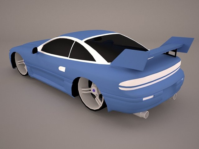 mitsubishi 3000gt 3D Model in Sport Cars 3DExport