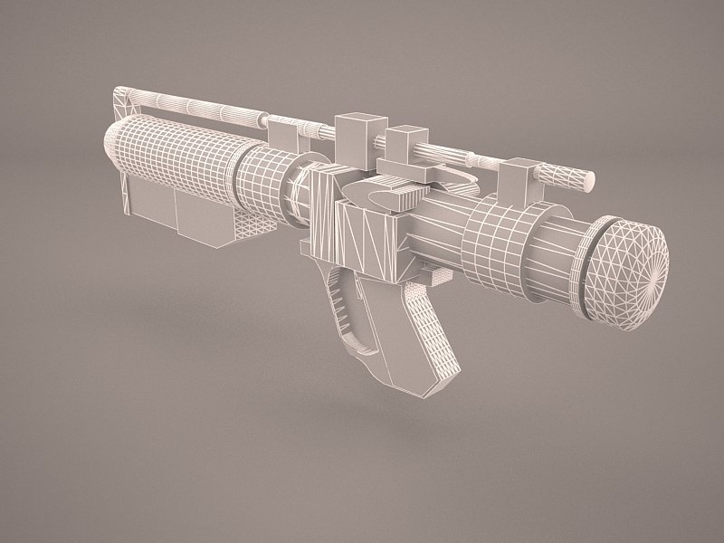 Combat Assault Rifle FN SCAR L with Devices 3D Model in Machine Gun ...