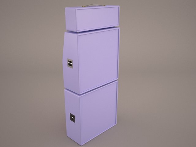 marshall stack 3D Model in Audio 3DExport