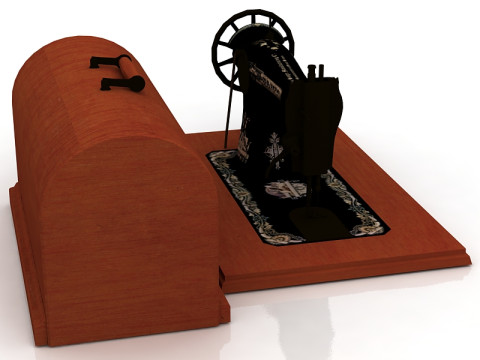 Antica macchina da cucire Singer Modello 3D in Altro 619221 | 3DExport