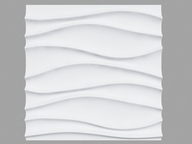 gypsum 3d wall panel 5 type 3D Model in Hall 3DExport