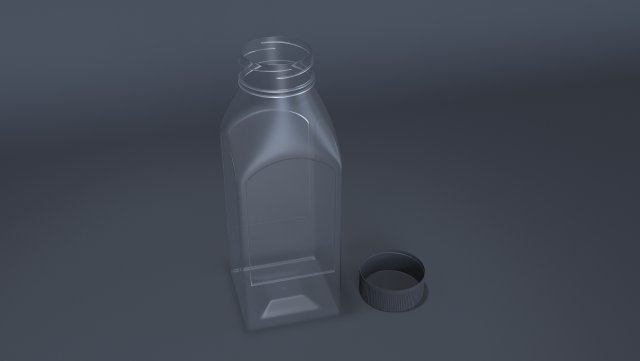 Plastic Bottle 3D Model in Other 3DExport