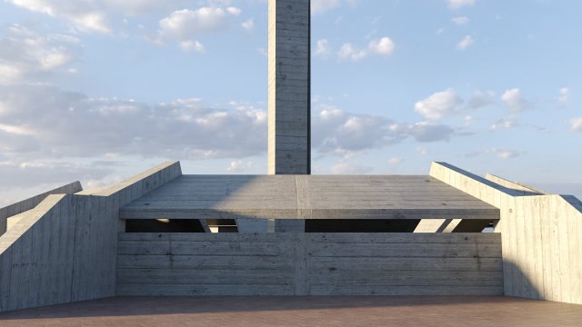 Park siting area 3D Model in Environment 3DExport