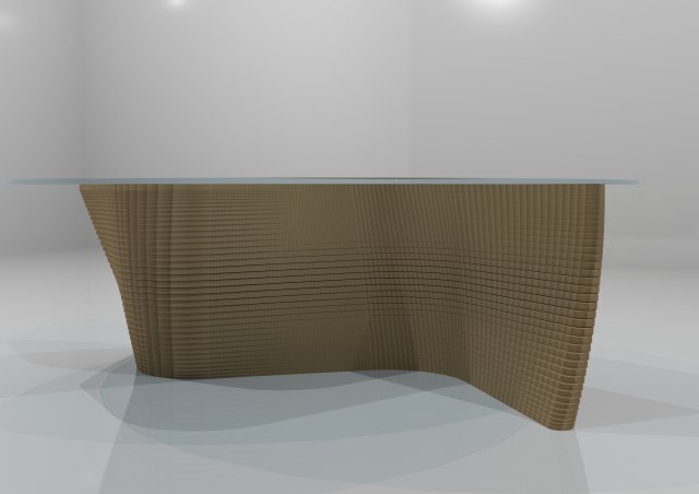 parametric table design Free 3D Model in Table 3DExport
