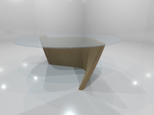 parametric table design Free 3D Model in Table 3DExport