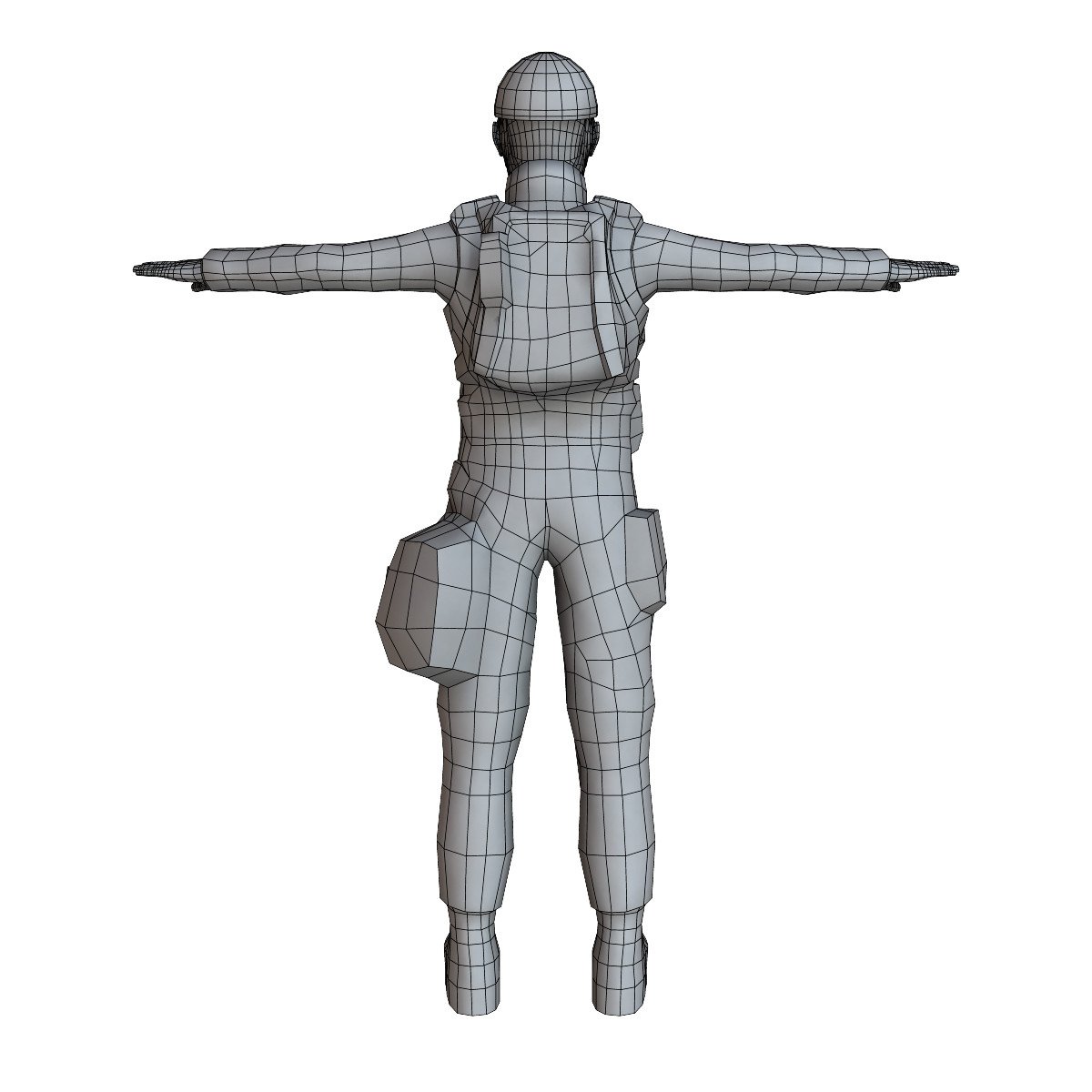 swat female 01 3D Model in Woman 3DExport