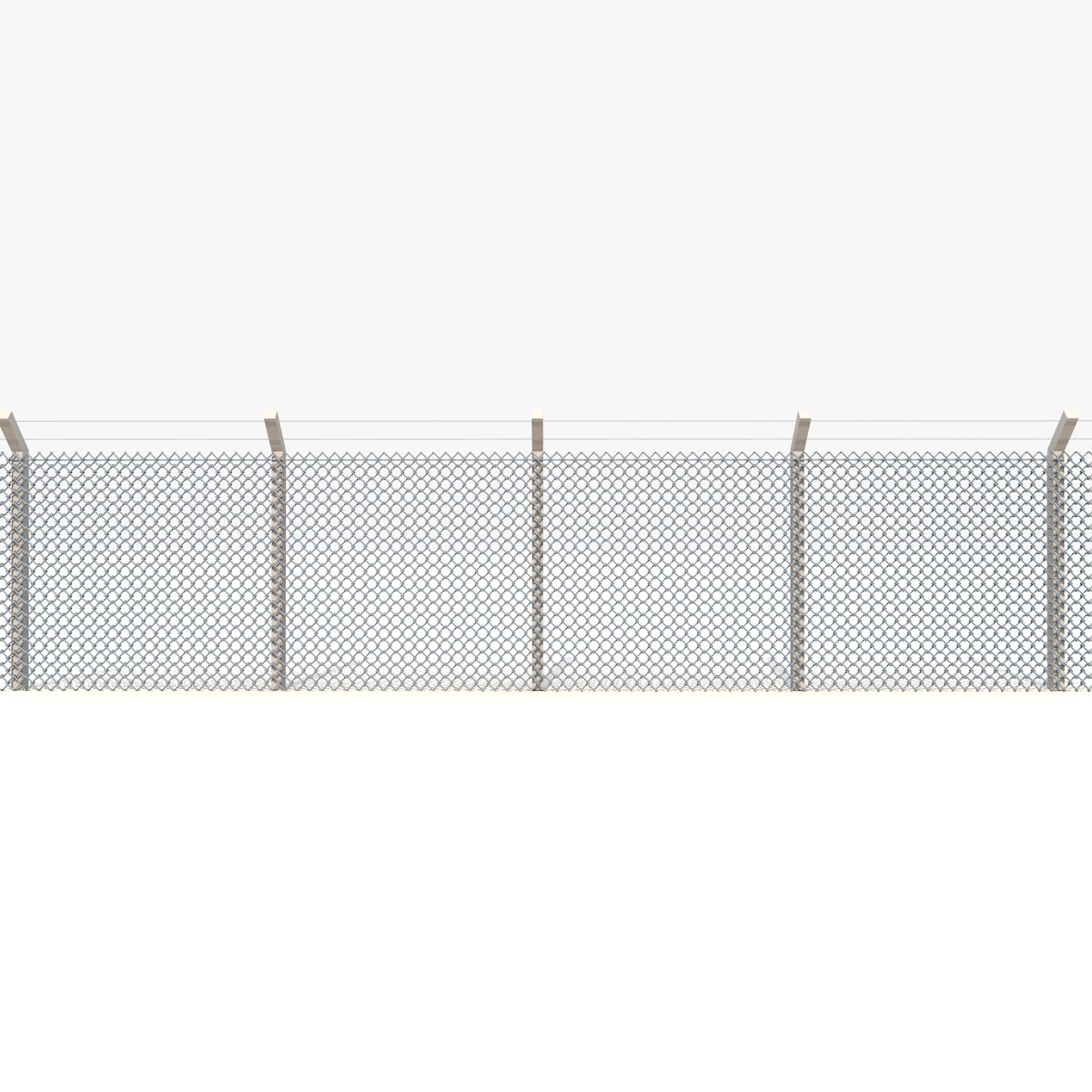 Low Poly Wire Netting 3D Model in Environment 3DExport