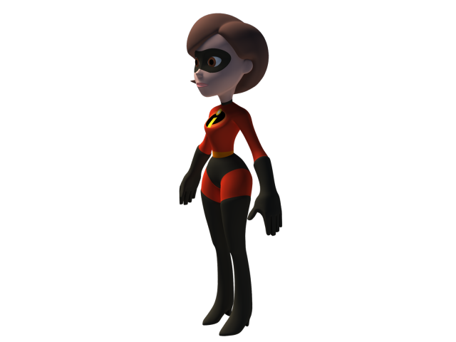 elastigirl 3D Model in Cartoon 3DExport