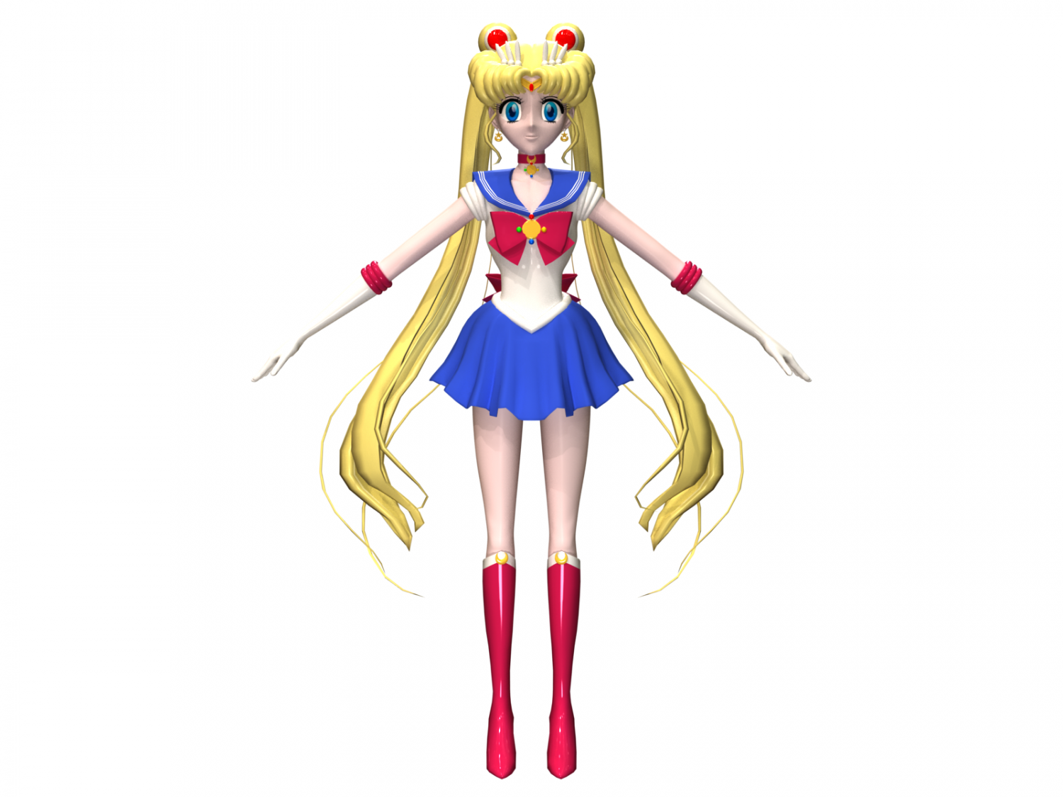 sailor moon 3D Models in Cartoon 3DExport