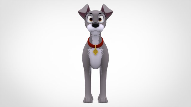 Tramp 3D Model in Dog 3DExport